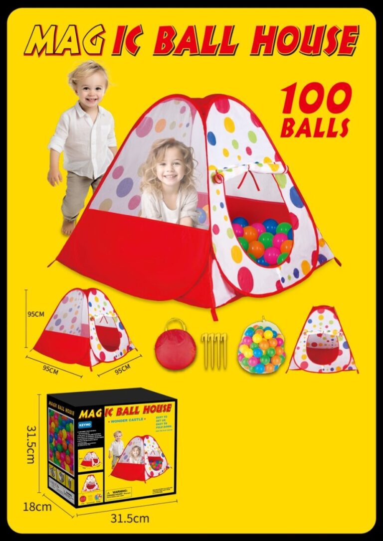 tente de jeu 100 balles souple | TAHITI PAS CHER